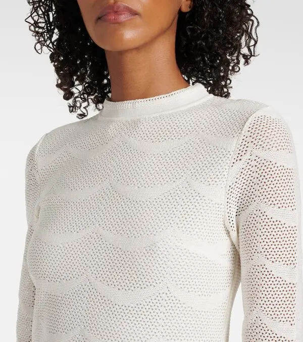 TOM FORD Knitted Scalloped Mini Dress