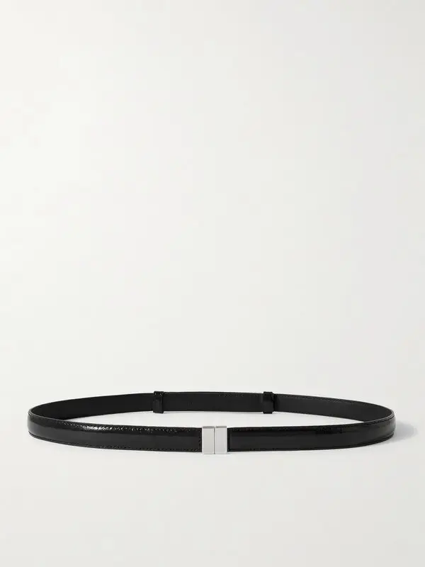 TOTEME Slide Leather Belt - Black