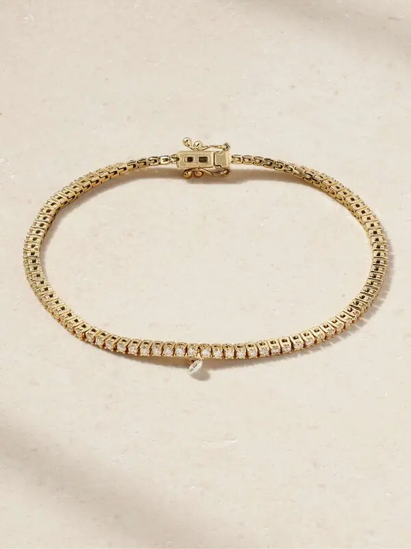 PERSEE 18-karat Diamond Tennis Bracelet
