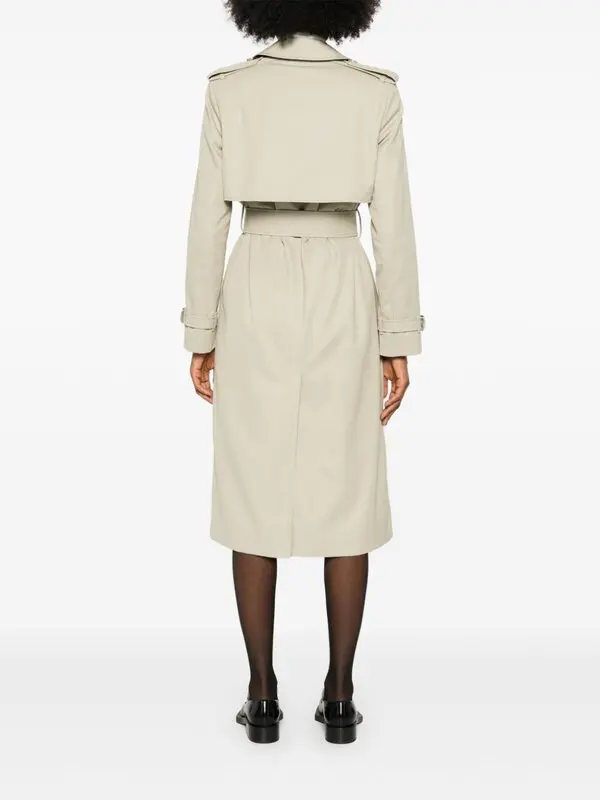 Burberry Double-breasted Trench Coat - Neutrals