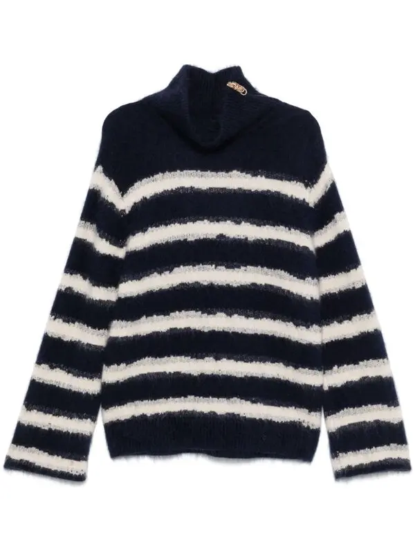 Dorothee Schumacher Striped Wool-cashmere Sweater