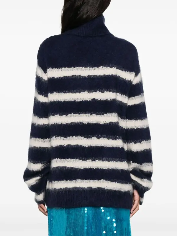 Dorothee Schumacher Striped Wool-cashmere Sweater