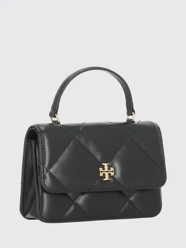 Tory Burch Quilted Flap Mini Bag - Black