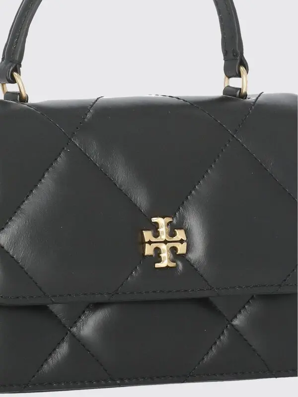 Tory Burch Quilted Flap Mini Bag - Black