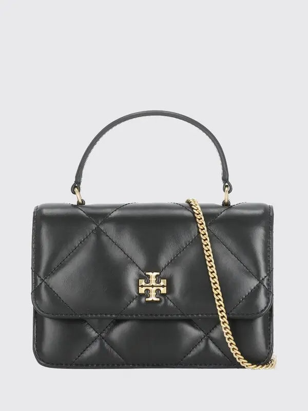 Tory Burch Quilted Flap Mini Bag - Black