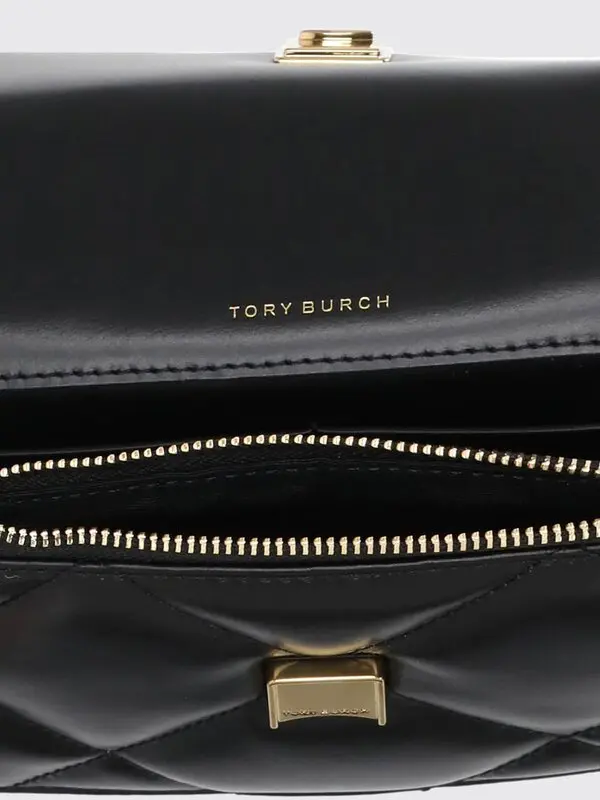Tory Burch Quilted Flap Mini Bag - Black
