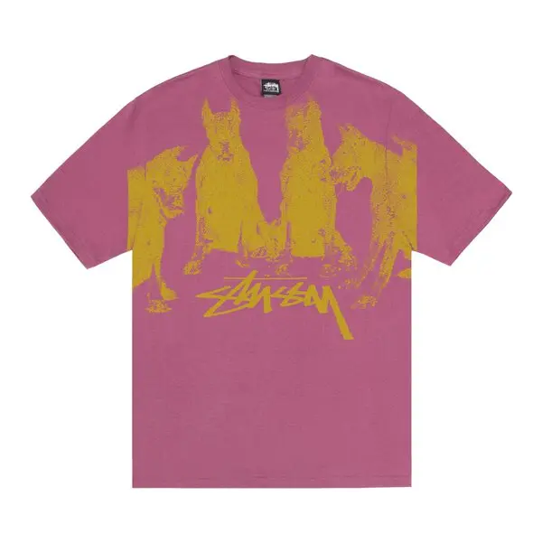 StÜssy Dobermans Tee 'berry