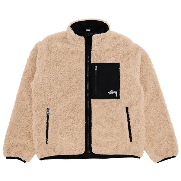 StÜssy Sherpa Reversible Jacket - Multicolor