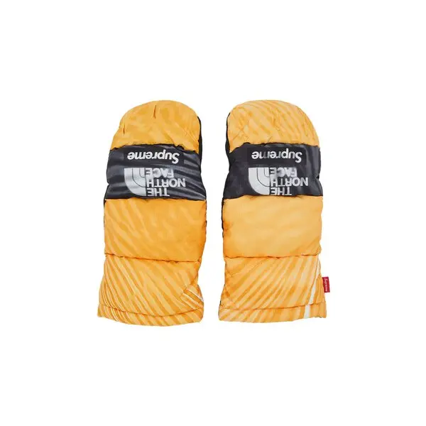 Supreme X The North Face Printed Montana Mittens - Yellow