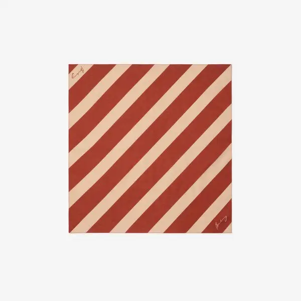 Burberry - Striped Cotton Scarf