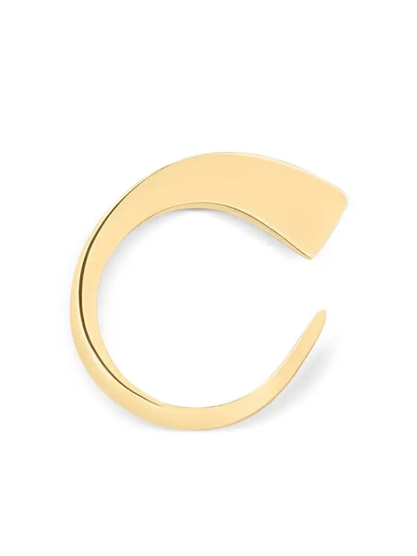 COURREGES Sculpted Band Ring - Gold