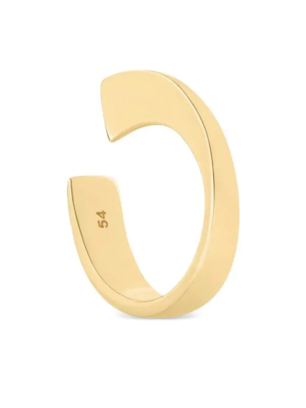 COURREGES Sculpted Band Ring - Gold
