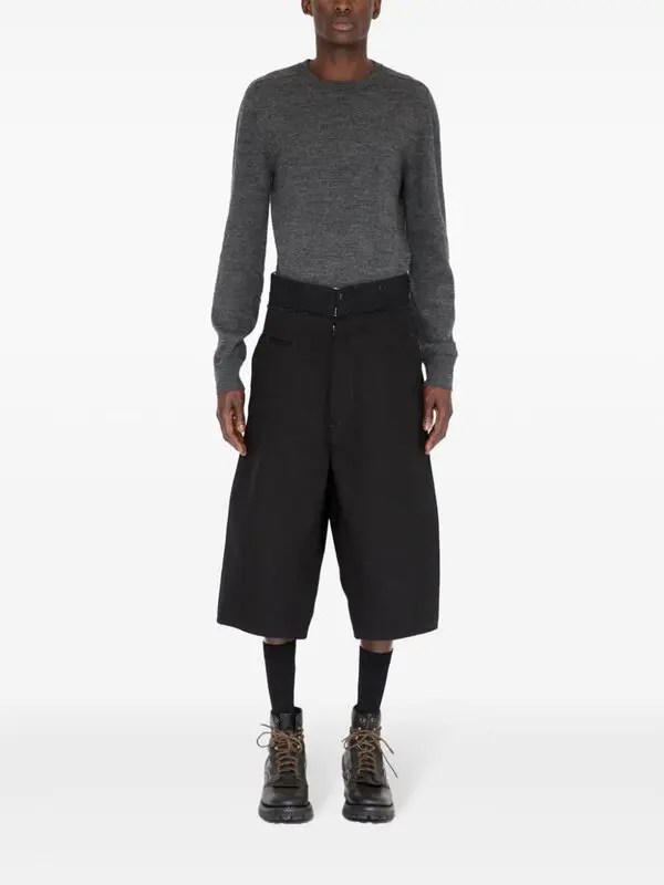 MAISON MARGIELA Raw-edge Drop-crotch Shorts