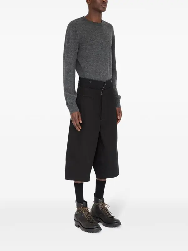 MAISON MARGIELA Raw-edge Drop-crotch Shorts