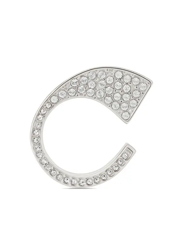 COURREGES Logo Ring - Silver