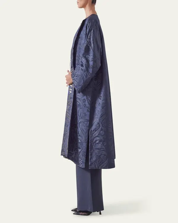 Eskandar Round-neck Reversible Jacket