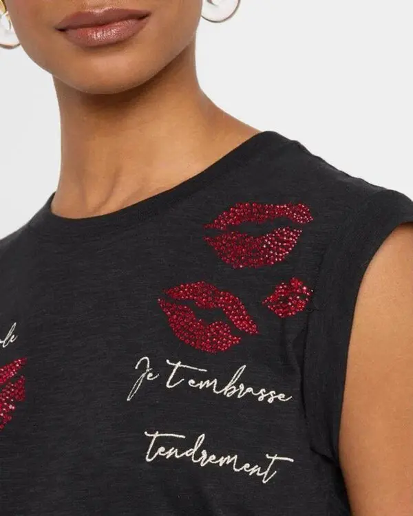 Cinq À Sept Bella Embellished Tee