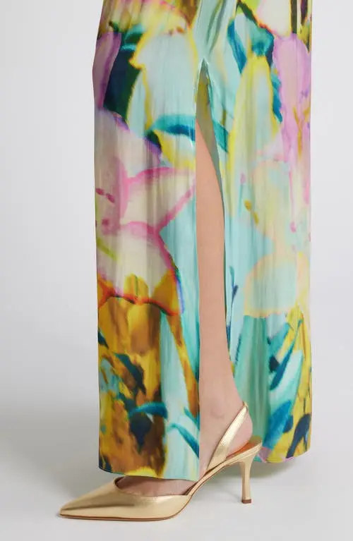 Kobi Halperin Loretta Floral Satin Pants