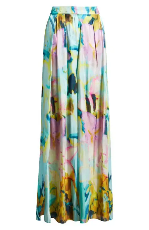 Kobi Halperin Loretta Floral Satin Pants