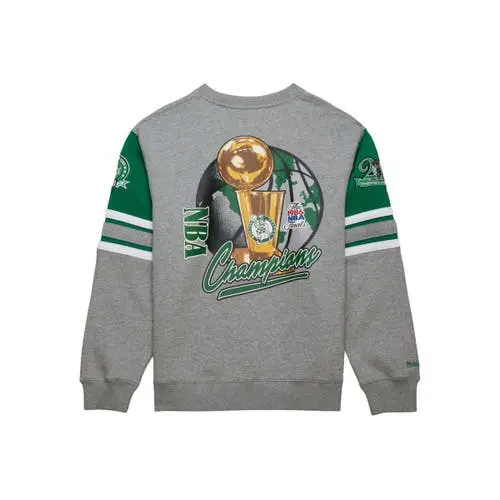 Mitchell & Ness Boston Celtics Hardwood Classics All Over 4.0 Pullover Sweatshirt