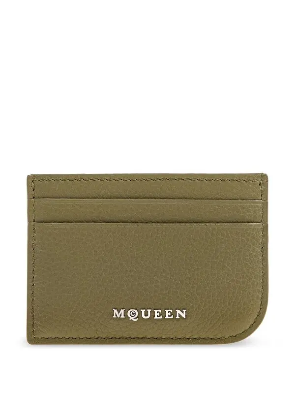 Alexander McQueen Sling Card Holder - Green