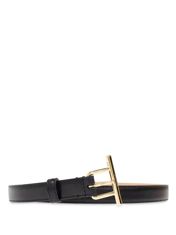 Alexander McQueen T-bar Hip Belt - Black
