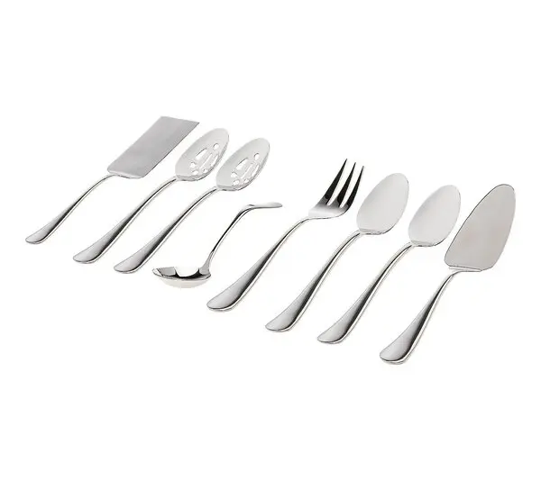 GODINGER Hostess Serving Set 18/0 Stainless Steel 8-piece Set - Silver