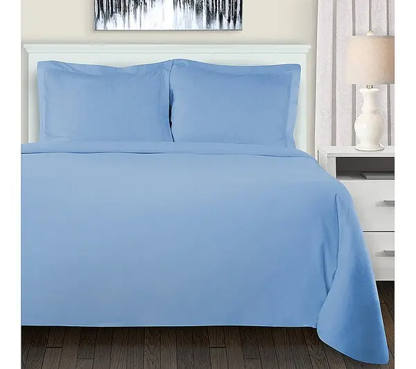 SUPERIOR Cotton Flannel Solid Duvet Cover Set T Win - One-color