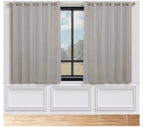 SUPERIOR Solid Room Darkening Curtains Set 70x6 3