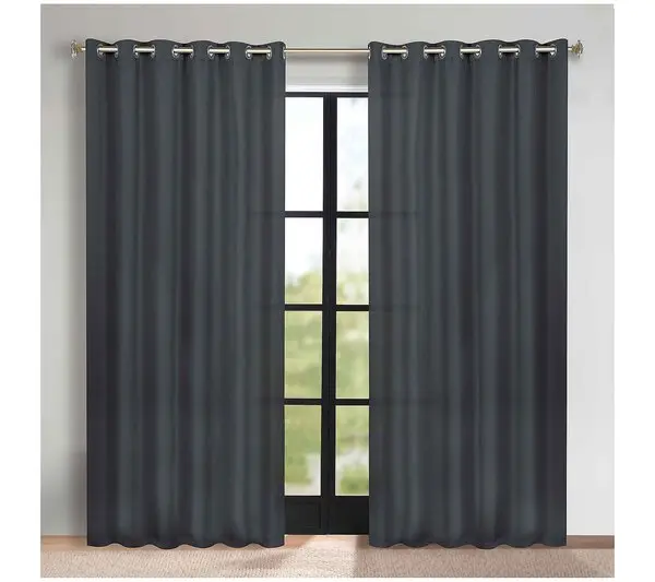 SUPERIOR Solid Room Darkening Curtains Set 70x8 4