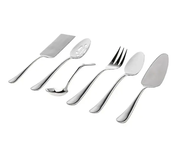 GODINGER Hostess Serving Set 18/0 Stainless Ste El 6-piece Set - Silver
