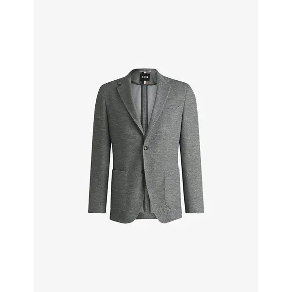 BOSS Regular-fit Single-breasted Woven Blazer