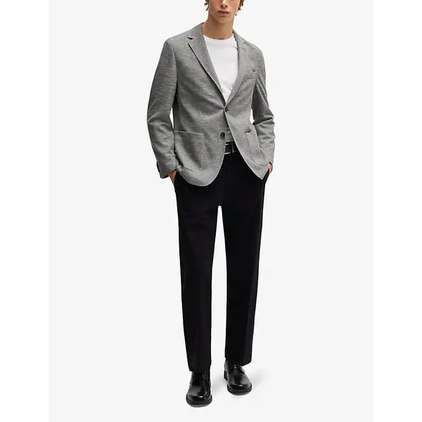 BOSS Regular-fit Single-breasted Woven Blazer