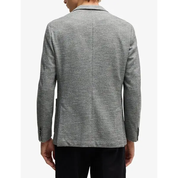 BOSS Regular-fit Single-breasted Woven Blazer