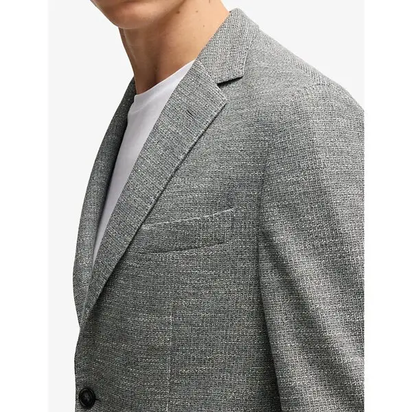 BOSS Regular-fit Single-breasted Woven Blazer