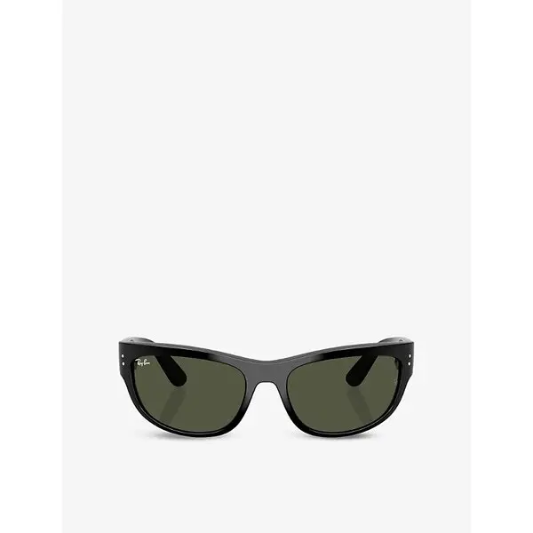 Ray-ban Mega Balorama Pillow-frame Sunglasses - Black