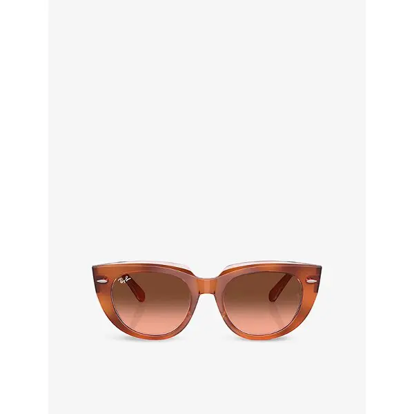 Ray-ban Rb2286 Doreen Square-frame Sunglasses - Brown