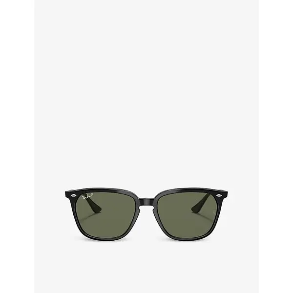 Ray-ban Rb4362 Square-frame Sunglasses - Black