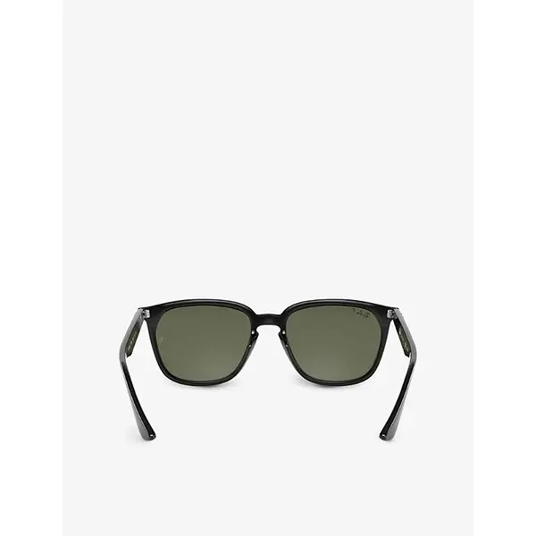 Ray-ban Rb4362 Square-frame Sunglasses - Black