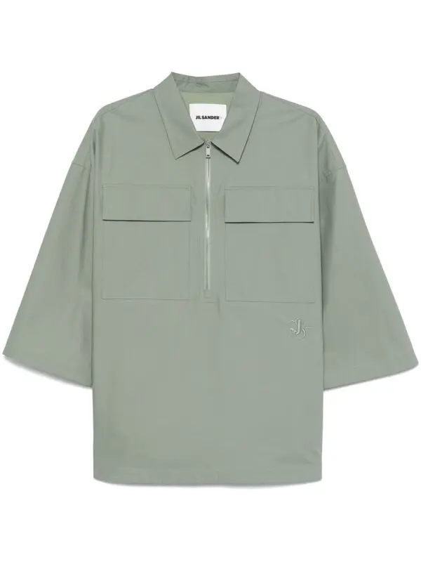 JIL SANDER Logo-embroidered Shirt