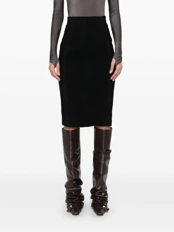 MUGLER Cut-out Midi Skirt