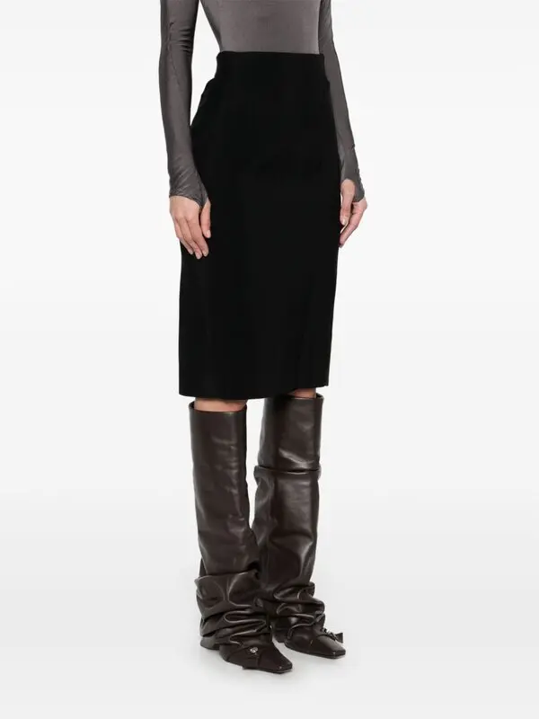 MUGLER Cut-out Midi Skirt