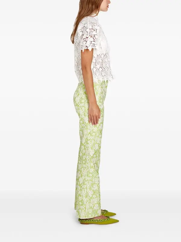 Giambattista Valli Patterned Jacquard Trousers