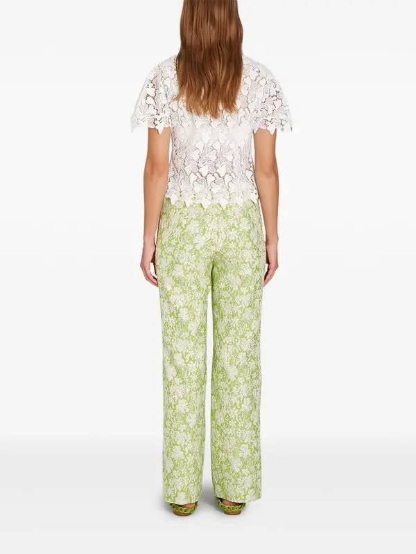 Giambattista Valli Patterned Jacquard Trousers