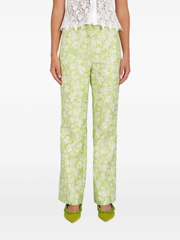 Giambattista Valli Patterned Jacquard Trousers