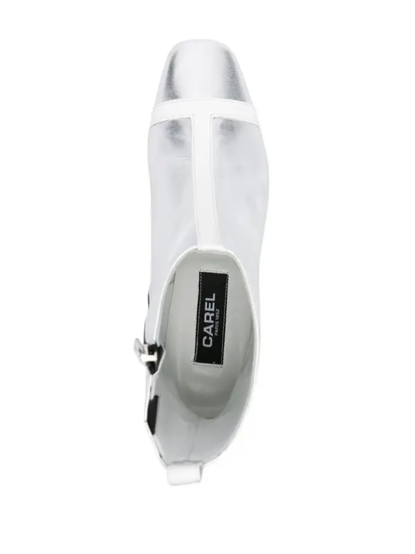 CAREL 40mm Audrey Boots - Silver