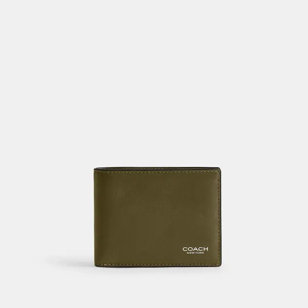 COACH® Slim Billfold Wallet - Olive