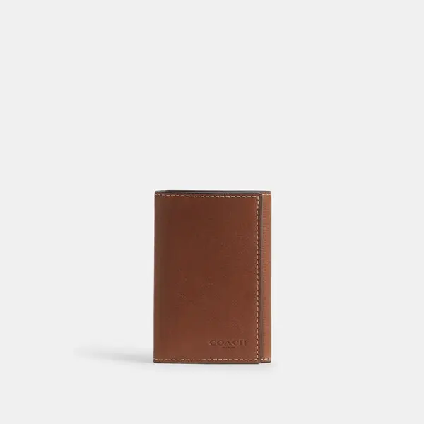 COACH® Trifold Wallet - Redwood