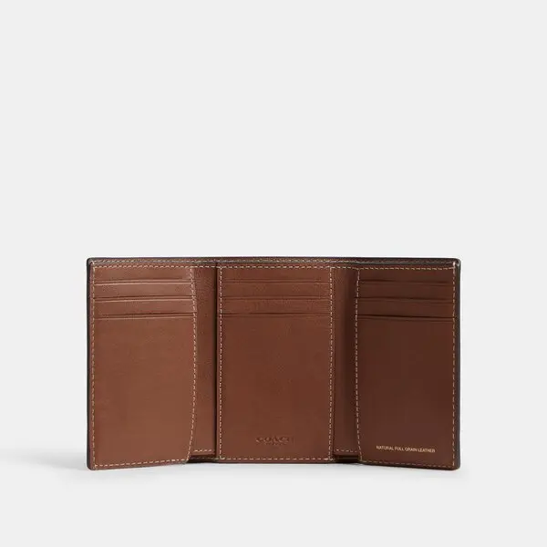 COACH® Trifold Wallet - Redwood