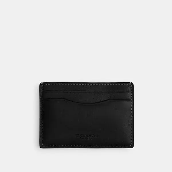 COACH® Money Clip Card Case - Black